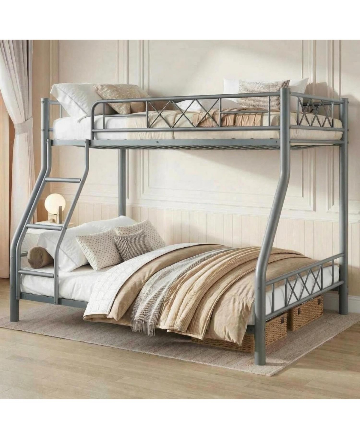 Click here for gaomon Bunk Bed Heavy Duty Metal with Ladder and S... prices