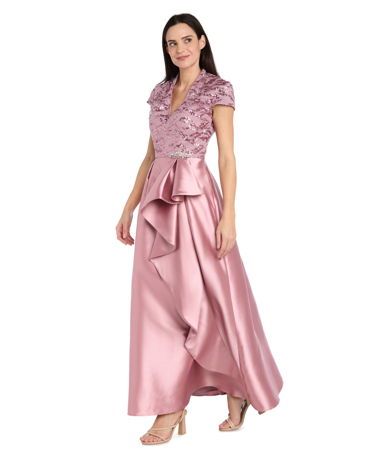 Click here for R & M Richards Petite Mix Media Embroidered Lace R... prices