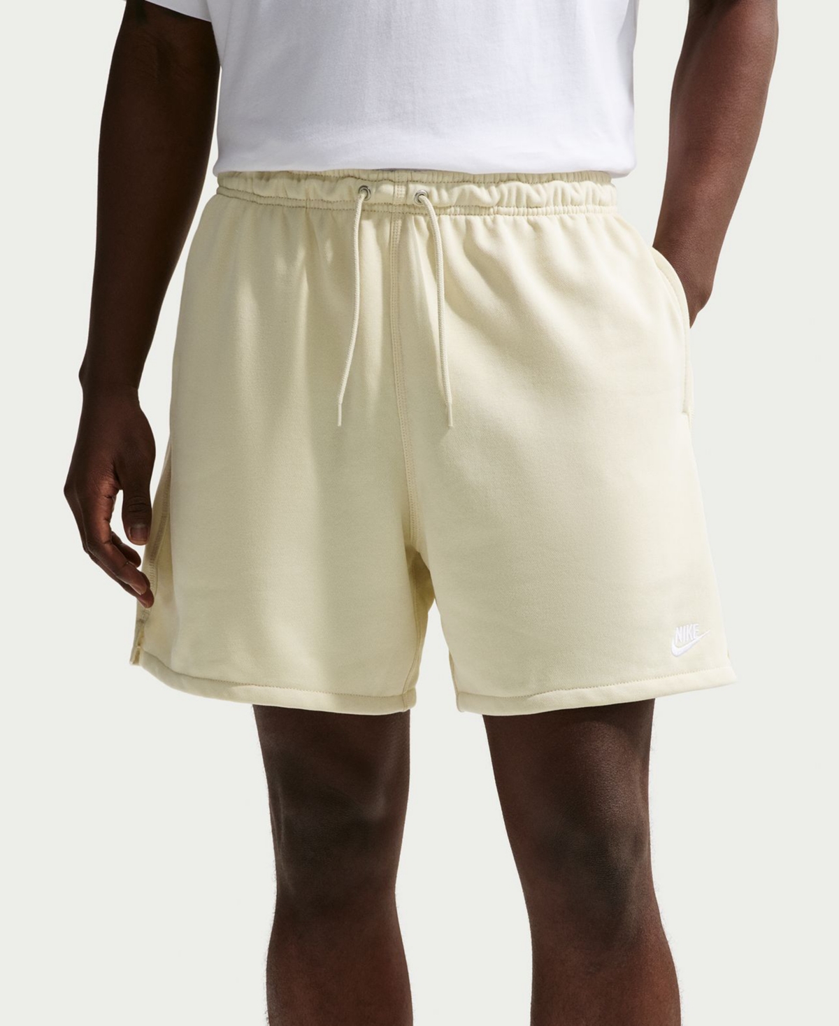 Click here for Nike Mens Club French Terry Flow Shorts - Khaki prices