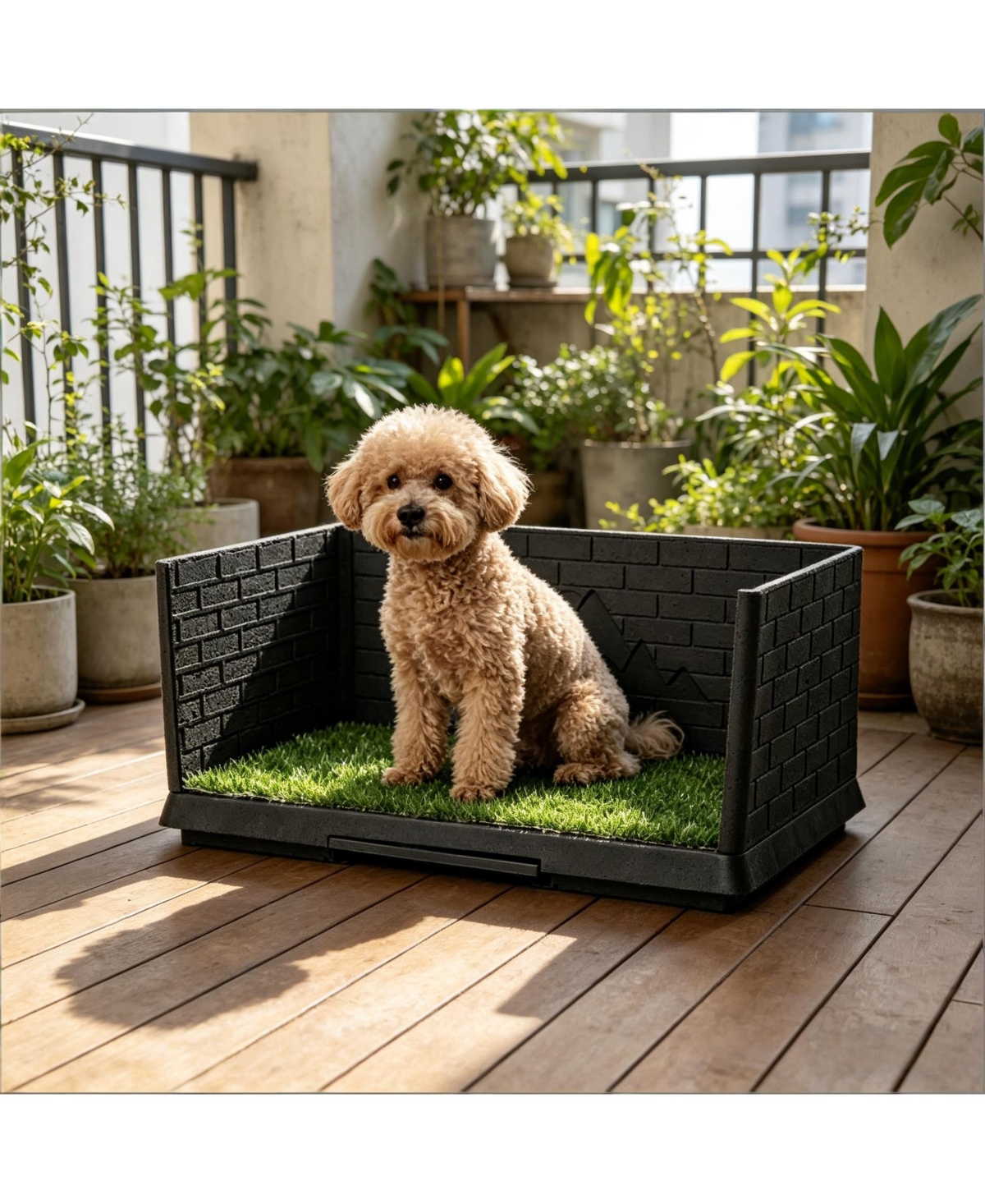 Click here for Aostirmotor Pet Toilet Dog Grass Pad with Semi-Enc... prices