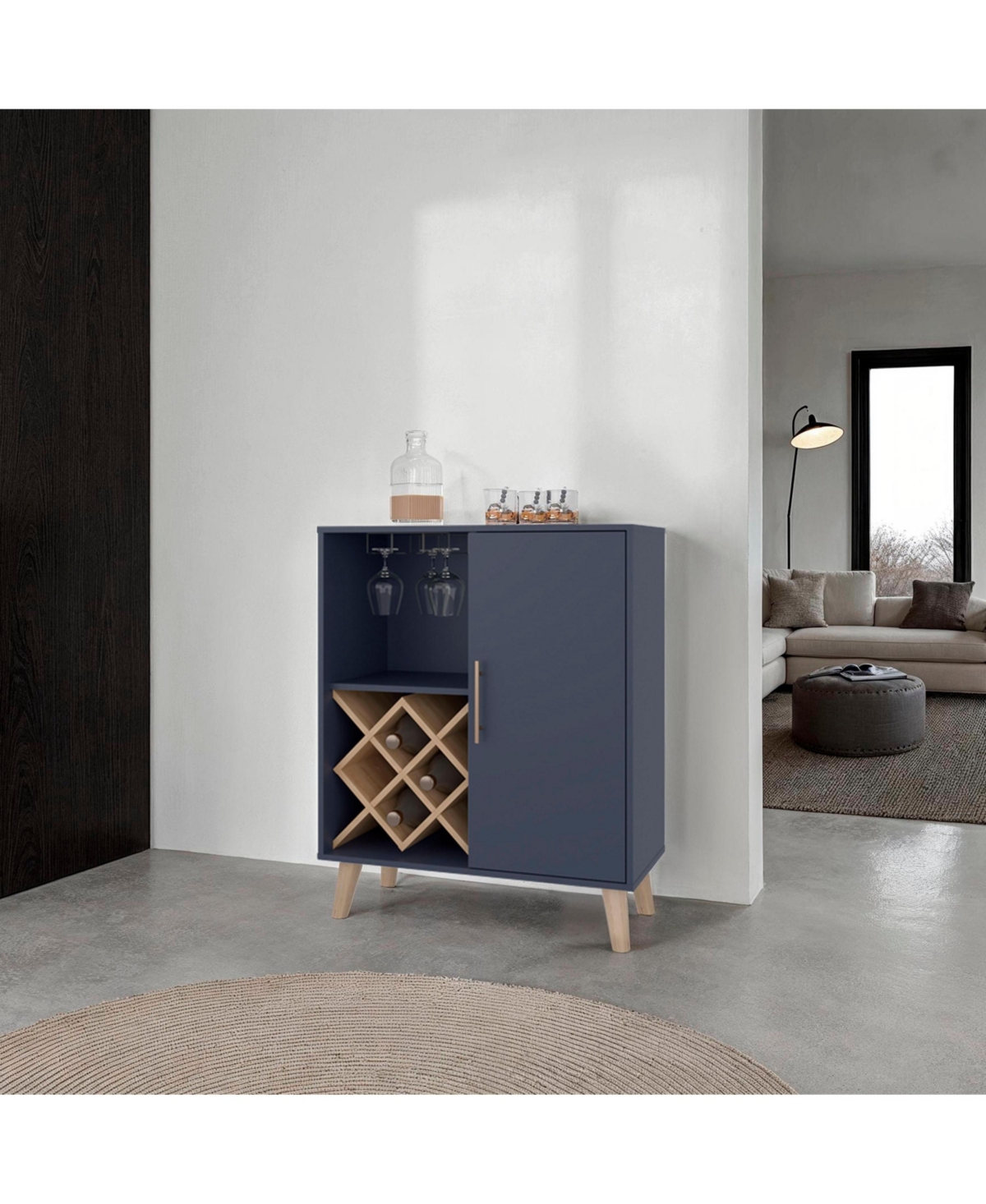 Click here for Flynama Bar Cabinet with Wine Rack prices