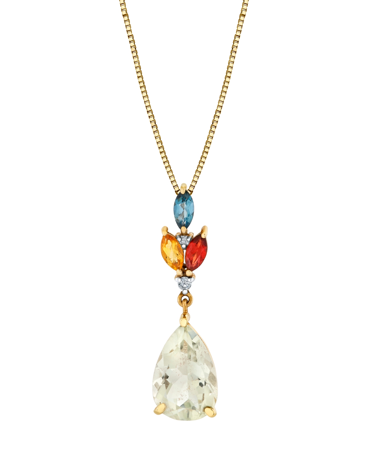 Click here for Macys Multi-Gemstone (3-7/15 ct. t.w.) & Diamond A... prices