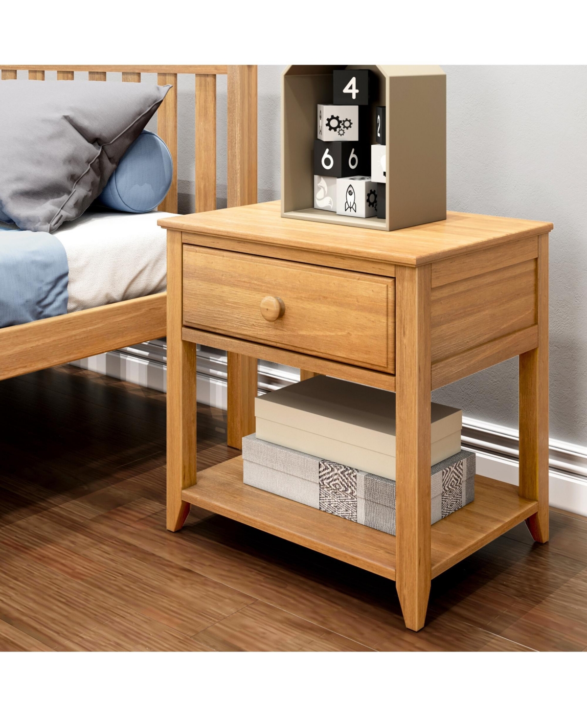 Click here for Max and Lily Nightstand with Storage Drawer  Small... prices