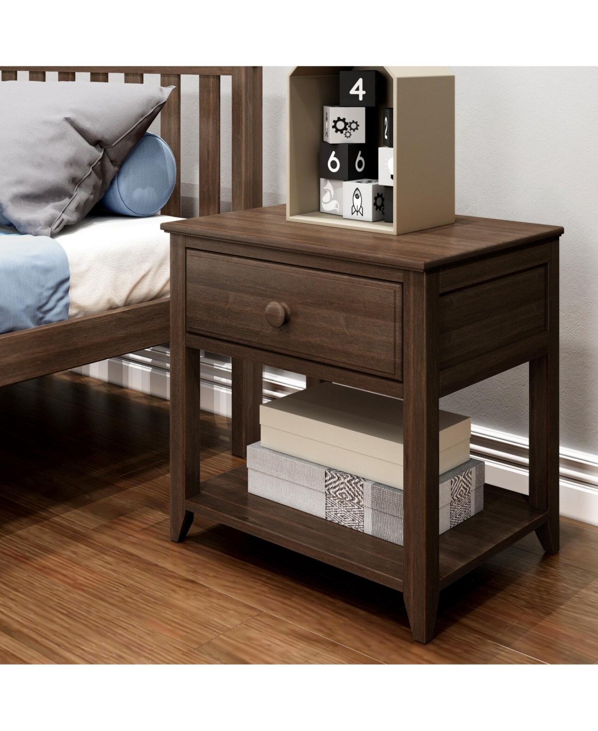 Click here for Max and Lily Nightstand with Storage Drawer  Small... prices