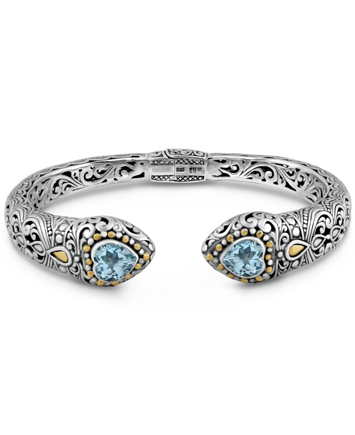 Click here for Devata Topaz and Lovina Cuff Bracelet in Sterling... prices
