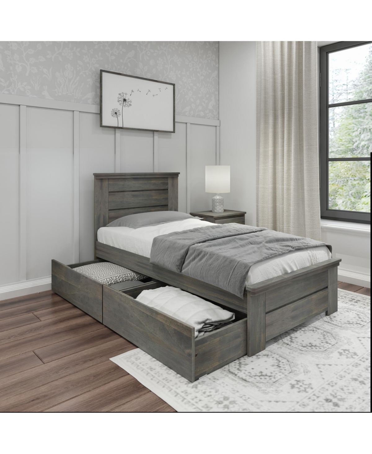 Click here for Max & Lily Twin Bed Frame with Storage Drawers  So... prices