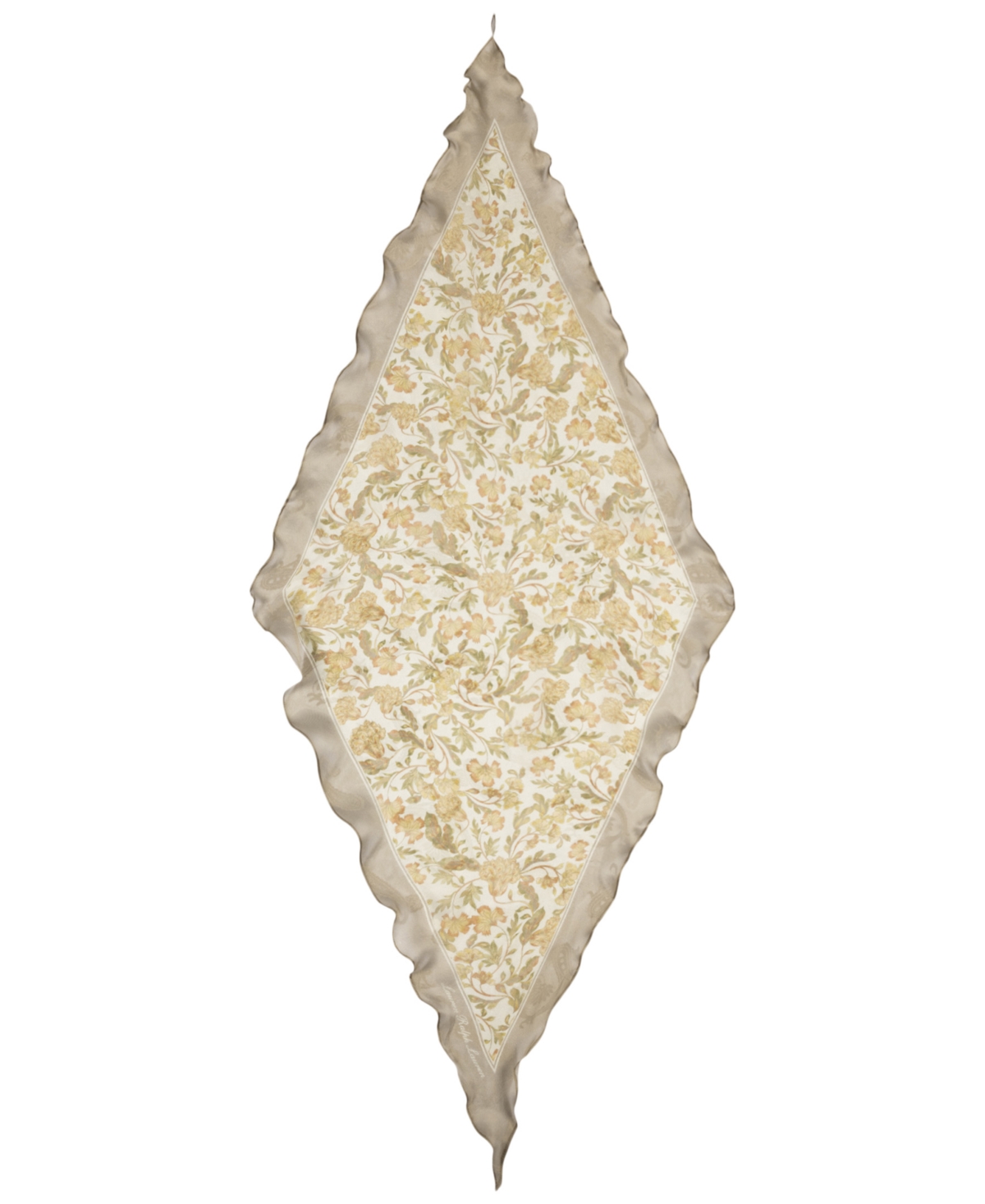 Click here for Lauren Ralph Lauren Floral Large Diamond Scarf - O... prices