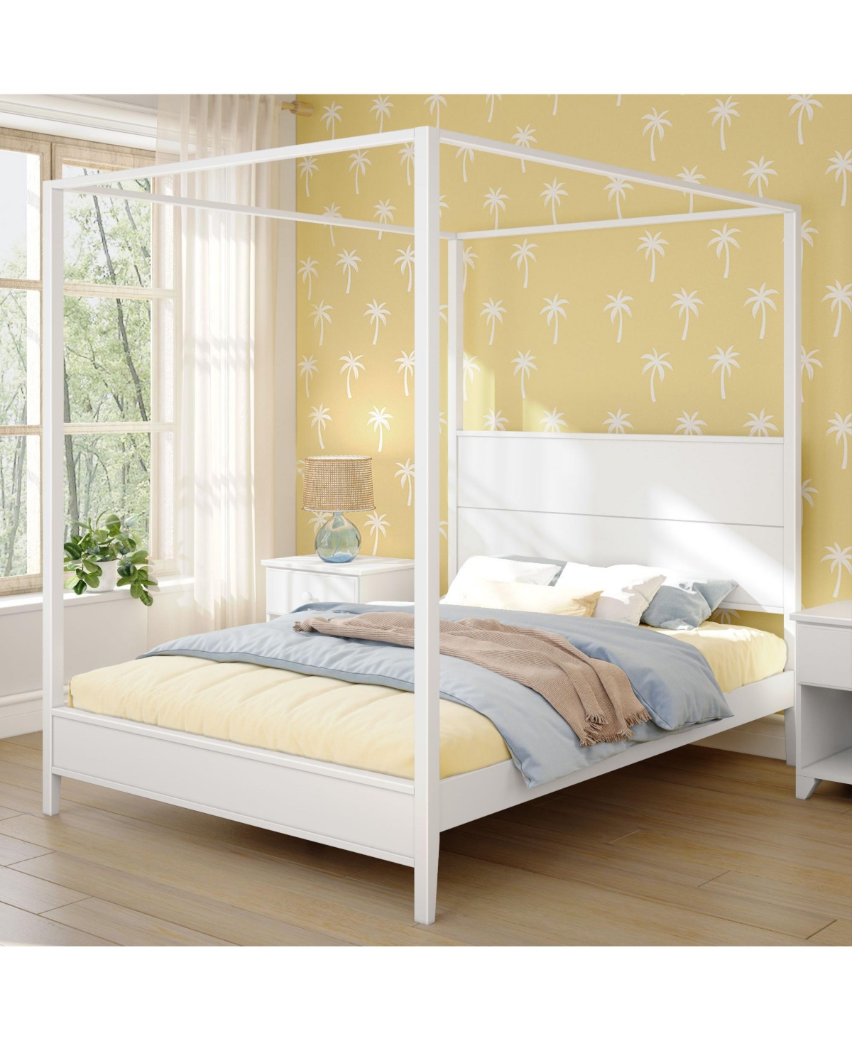 Click here for Max and Lily Haven Canopy Bed with Square Post and... prices