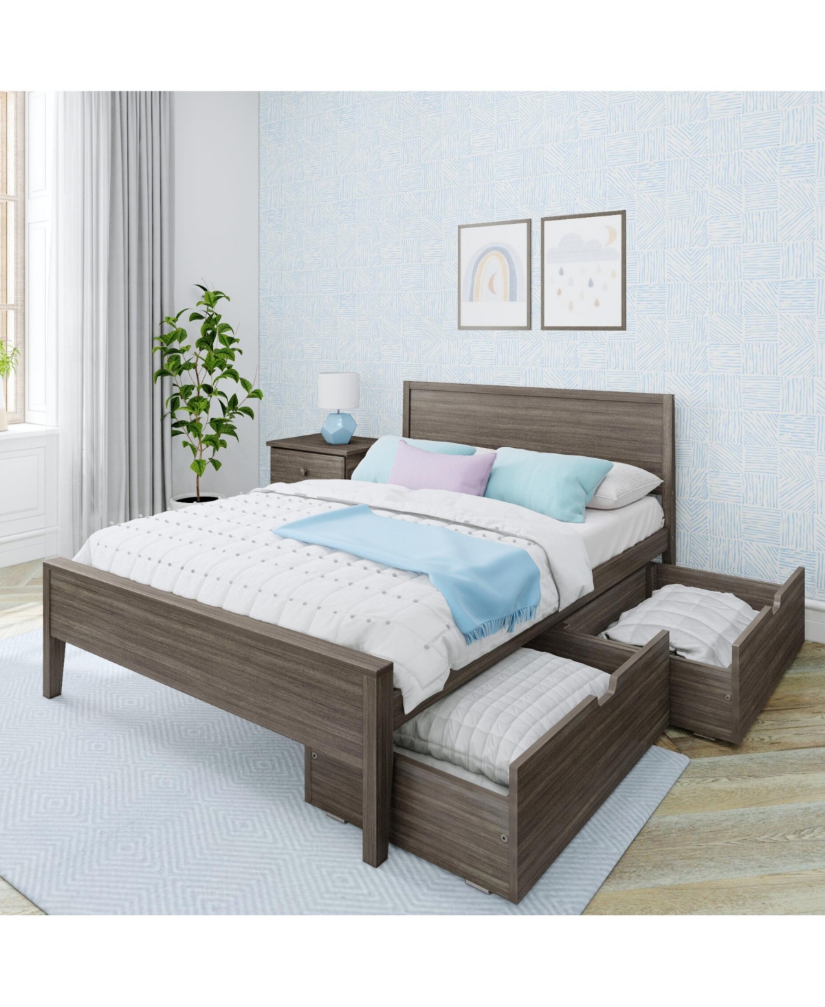 Click here for Max & Lily Classic Full-Size Bed with Panel Headbo... prices