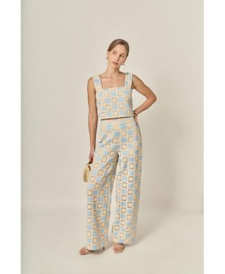 Click here for Womens Crochet Sleeveless Top Long Pants prices