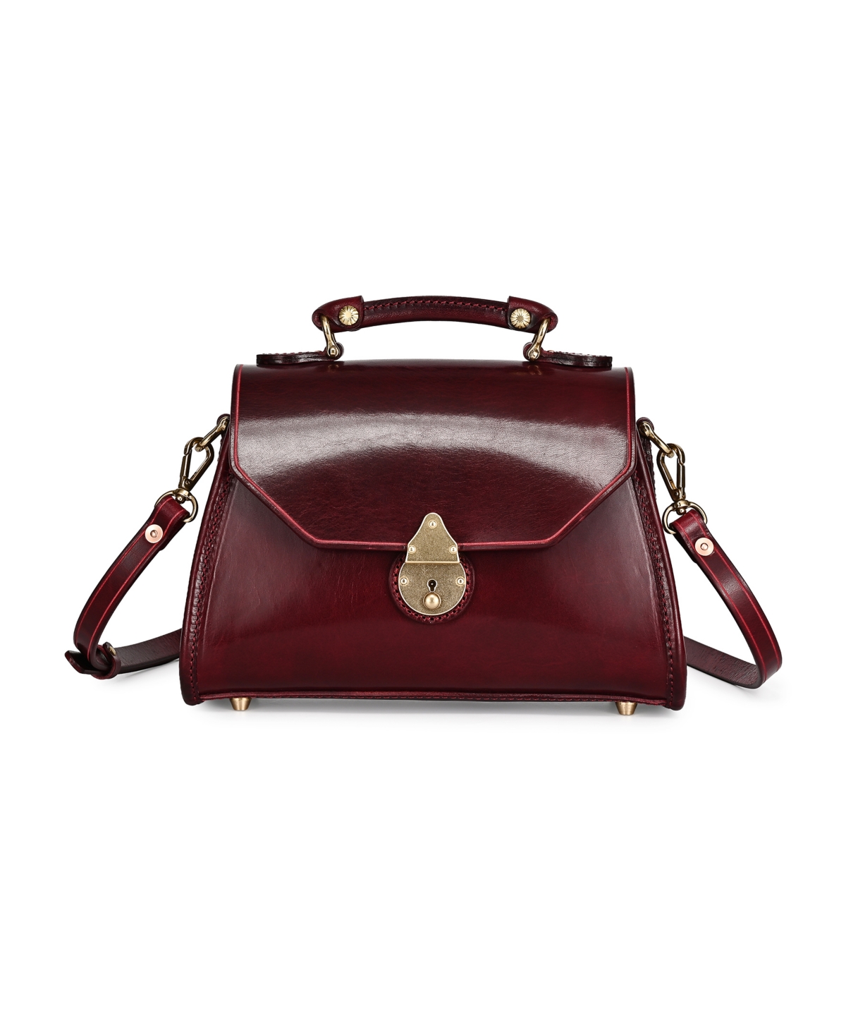 Click here for Old Trend Laurel Classic Satchel Bag - Maroon Red prices