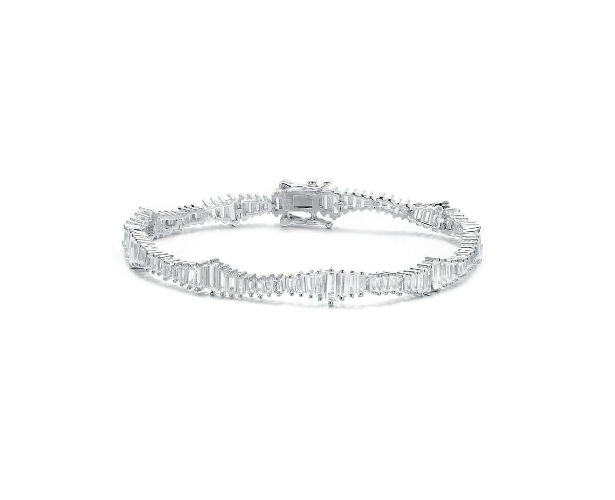 Click here for Rachel Glauber White Gold Plated Clear Cubic Zirco... prices