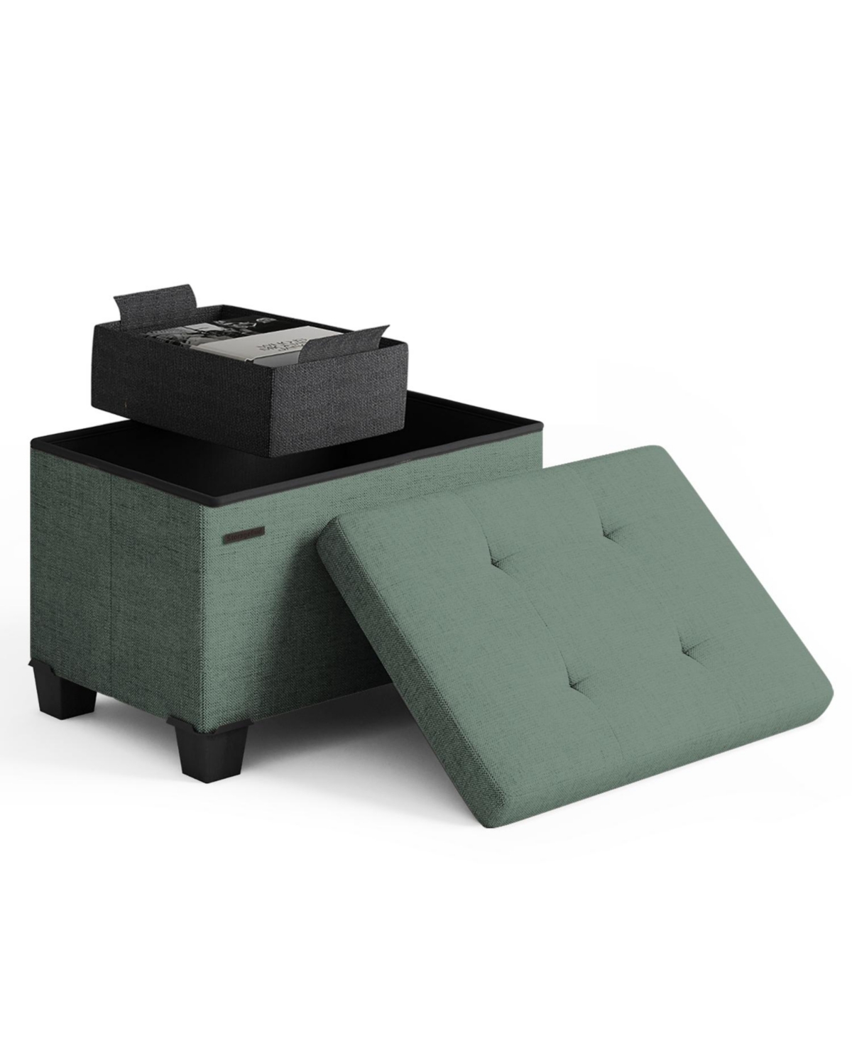Click here for Nestl 16 Inches Ottoman Storage Bench with Storage... prices