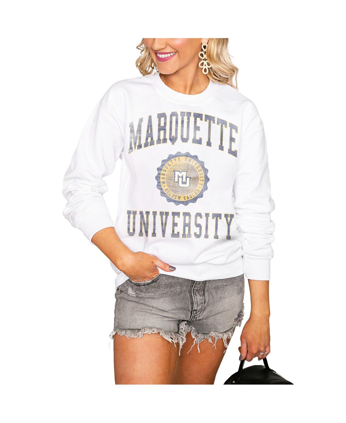 Click here for Gameday Couture Womens White Marquette Golden Eagl... prices