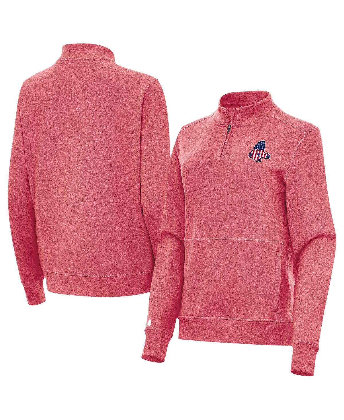 Click here for Antigua Womens Heather Red Boston Red Sox Crush St... prices