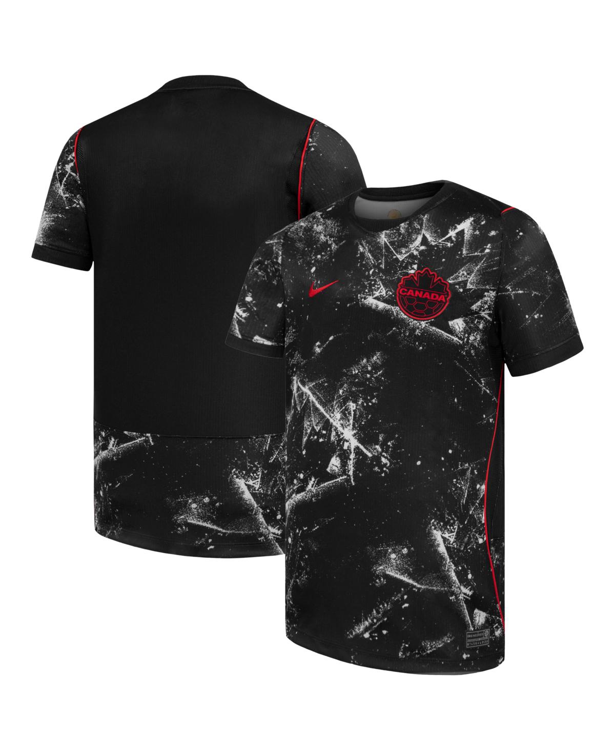 Click here for Nike Big Boys and Girls Black Canada Soccer 2026 A... prices