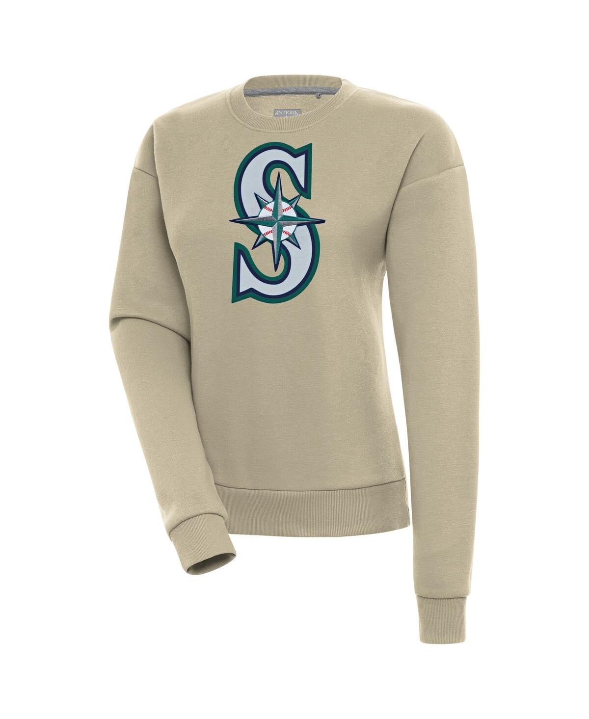 Click here for Antigua Womens Khaki Seattle Mariners Victory Pull... prices