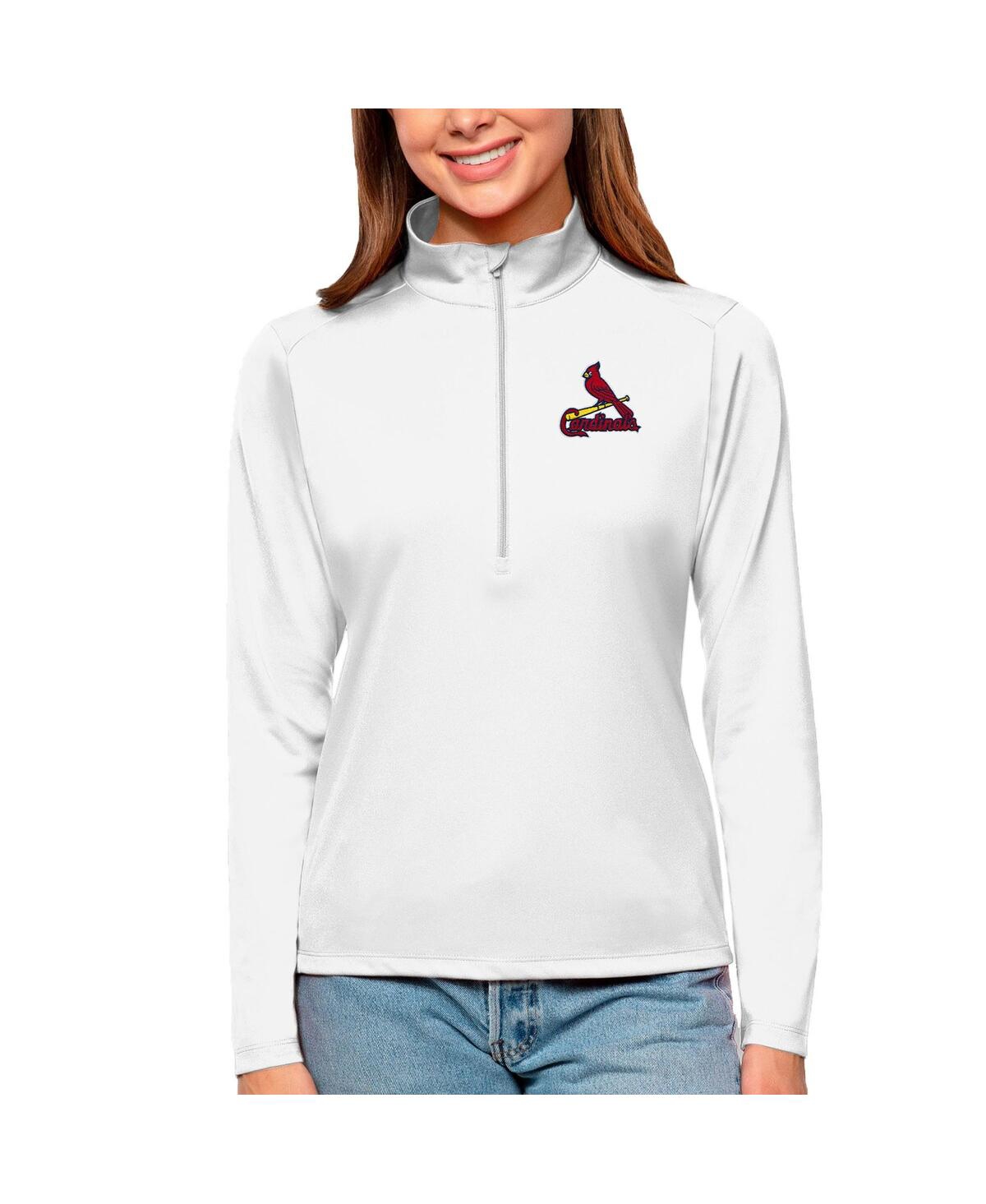 Click here for Antigua Womens White St. Louis Cardinals Tribute Q... prices