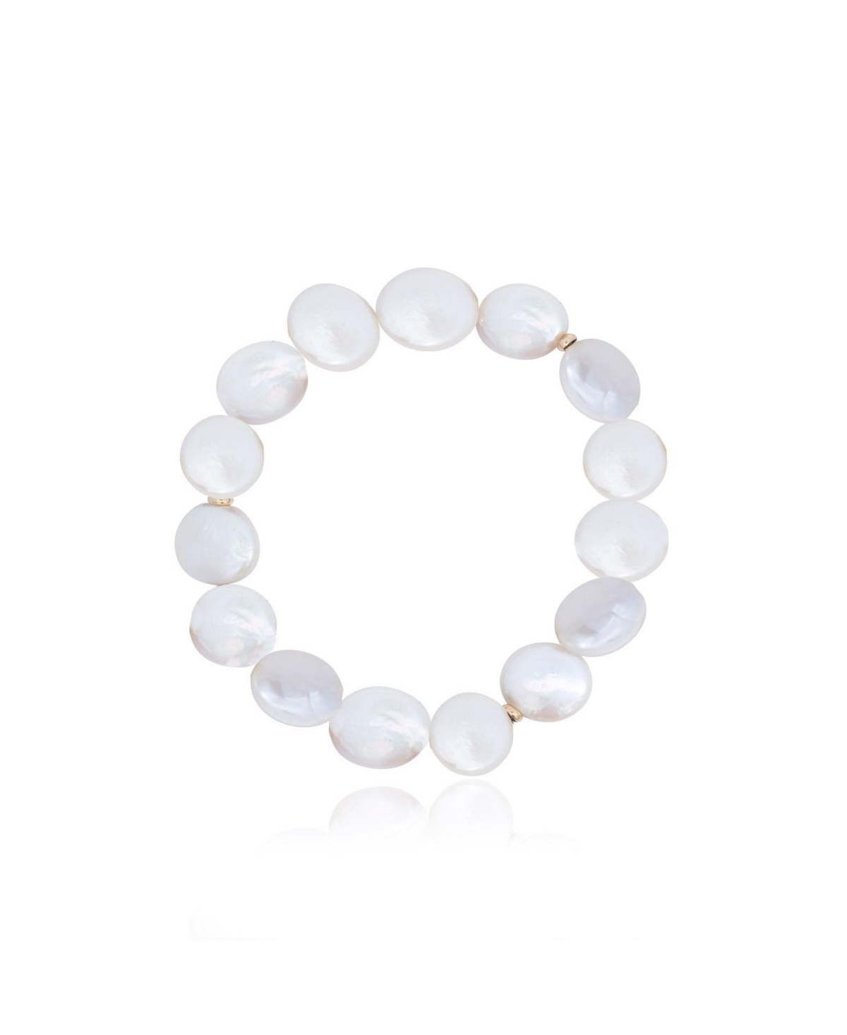 Click here for The Lovery Coin Pearl Bracelet 14K prices