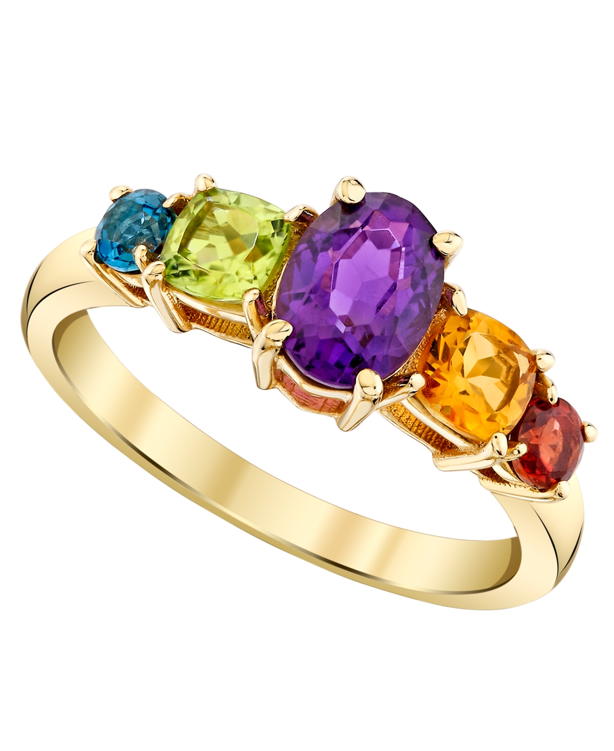 Click here for Macys Multi-Gemstone (1.79 ct. t.w.) Ring in 10k Y... prices