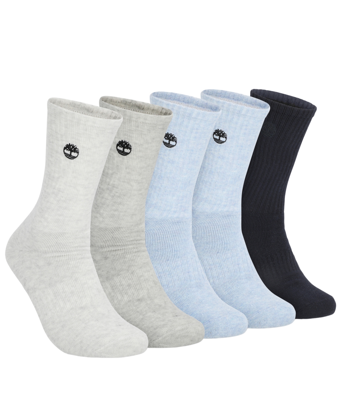 Click here for Timberland Mens 5-Pair Rivington Crew Socks - Ligh... prices