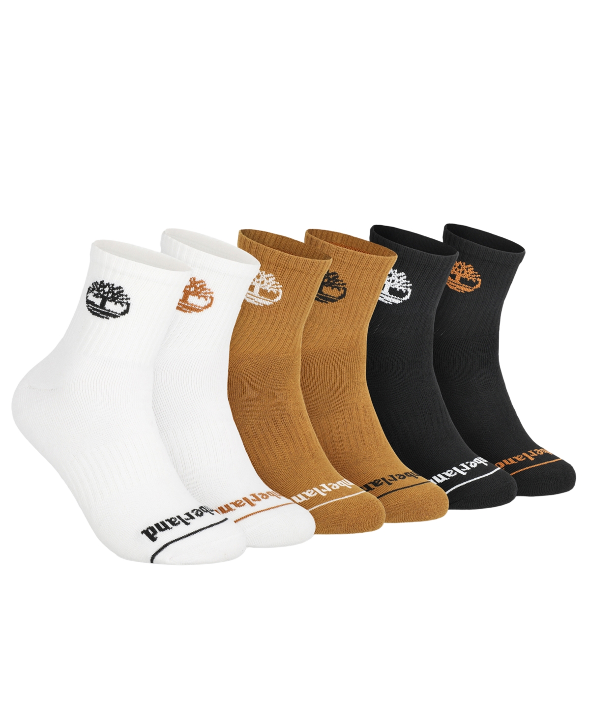 Click here for Timberland Mens 6-Pair Millboro Quarter Sock - Whe... prices
