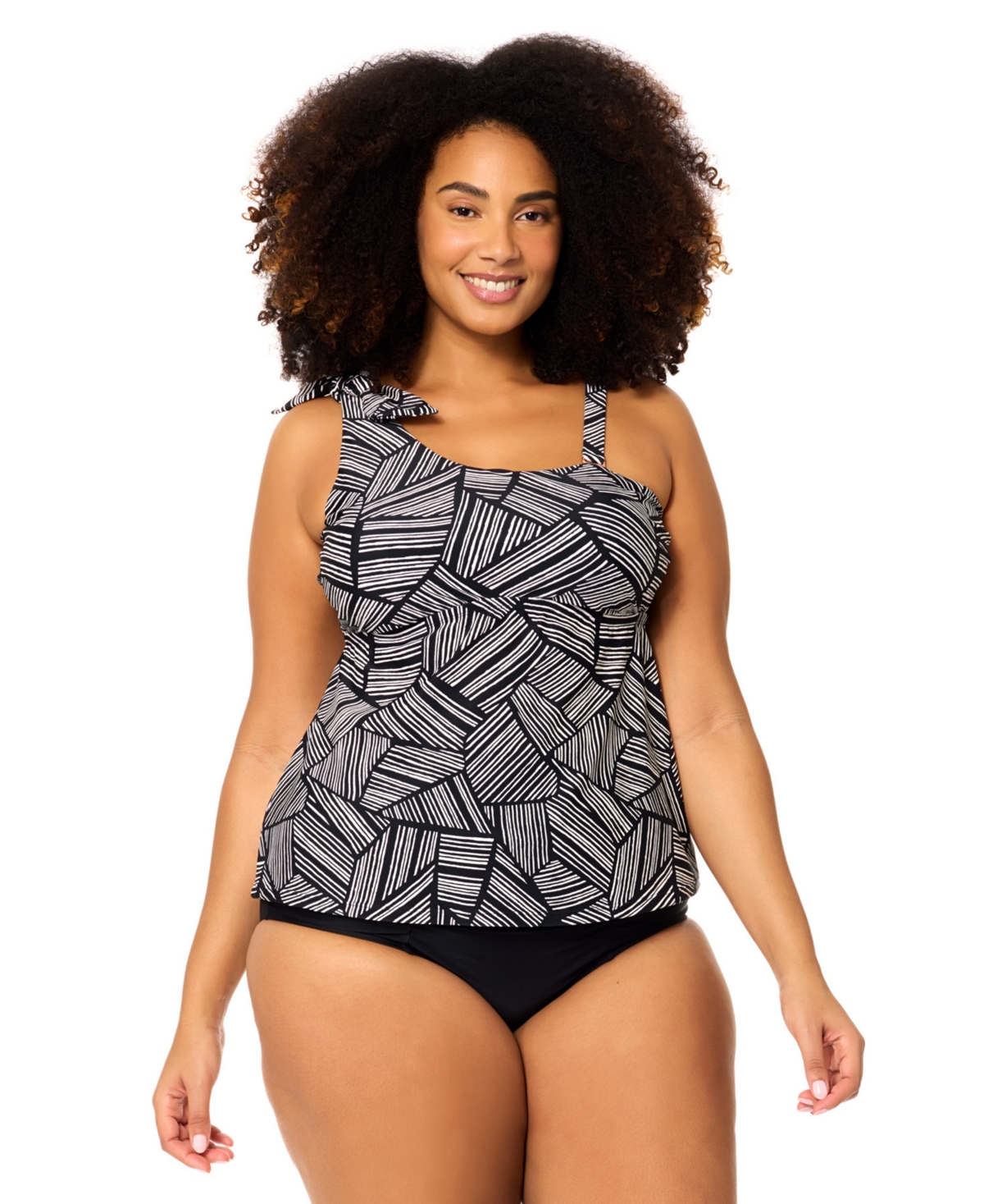 Click here for Raisins Curve Plus Size Marita Trendy Printed Tank... prices