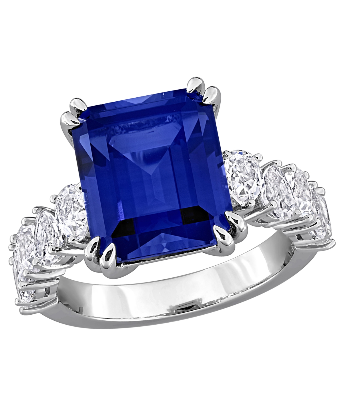 Click here for Macys Lab Grown Blue Sapphire (5 ct. t.w.) & Lab G... prices