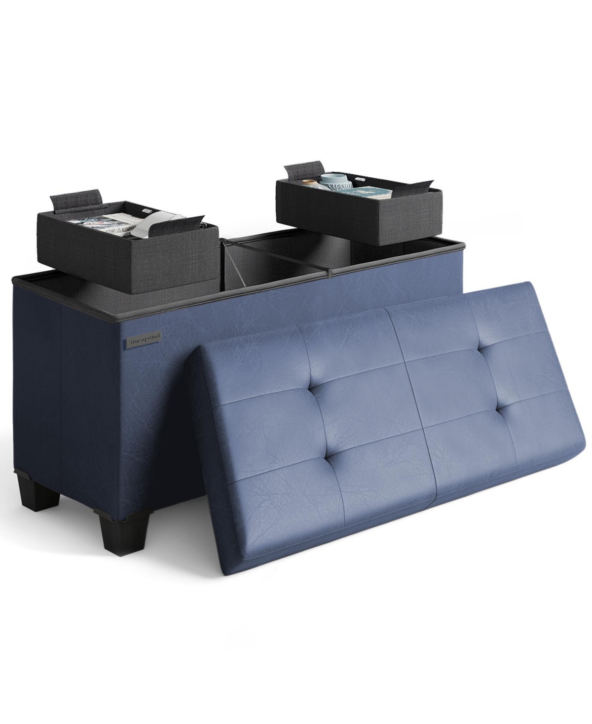Click here for Nestl 30 Inch Ottoman Storage Bench with Storage B... prices