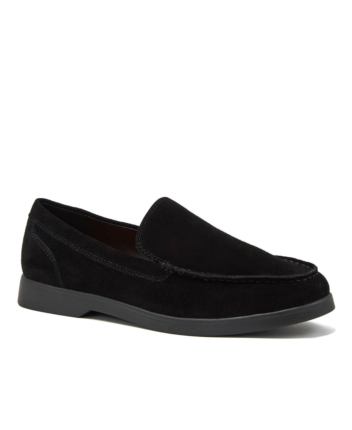 Click here for Lands End Mens Essential Suede Loafers - Black prices