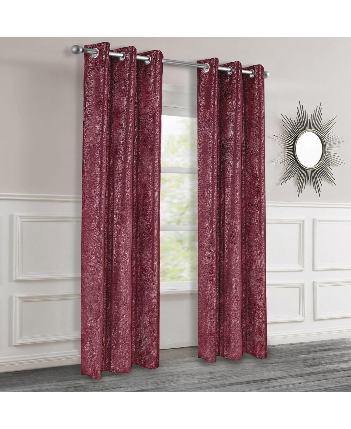 Click here for Dainty Home Artistic Blackout Window Panel Pair  7... prices