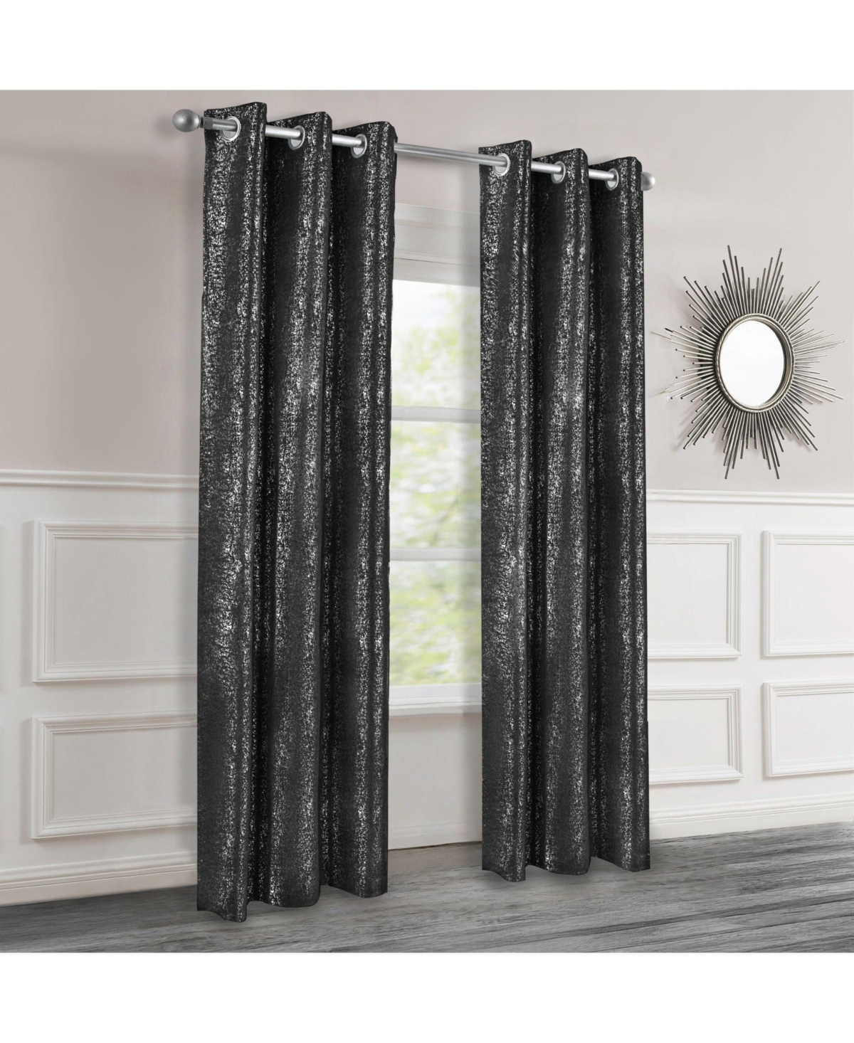 Click here for Dainty Home Artistic Blackout Window Panel Pair  7... prices