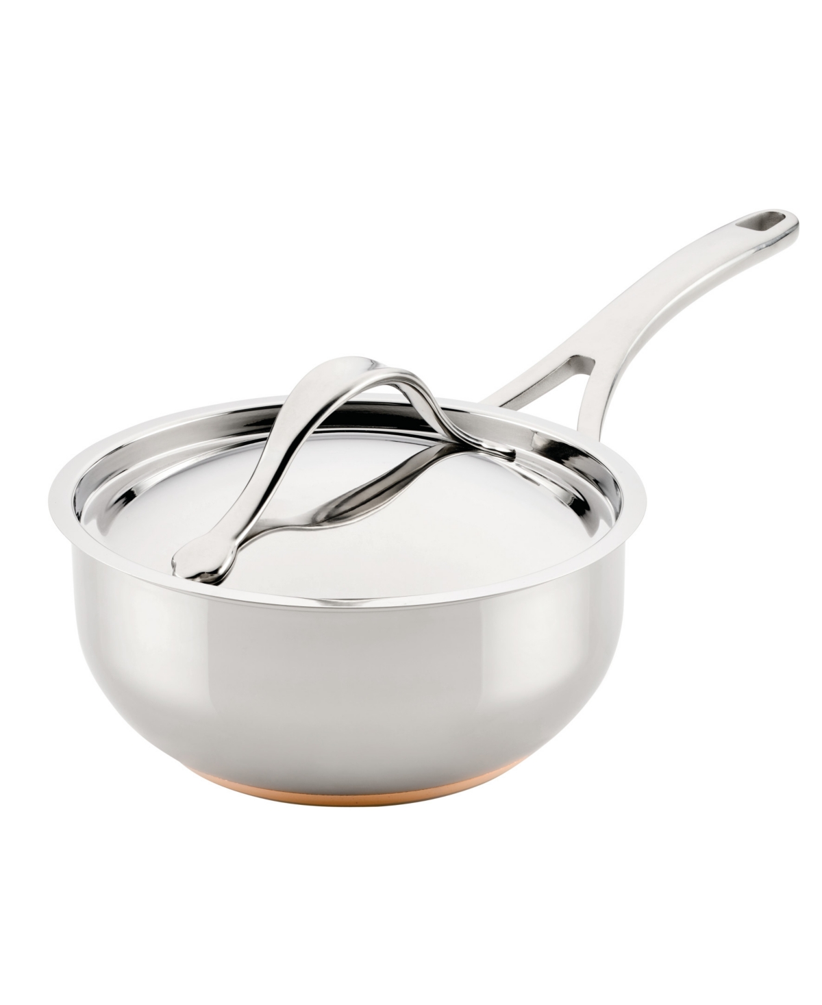 Click here for Anolon Nouvelle Copper Stainless Steel 2.5-Quart C... prices
