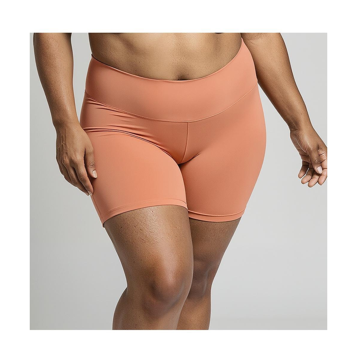 Click here for Calypsa Womens Plus Size Mid-Thigh Swim Shorts - R... prices