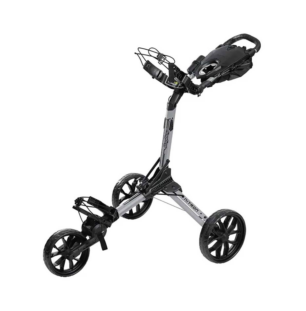 Click here for Bag Boy Nitron Auto-Open Pushcart - Silver/black prices