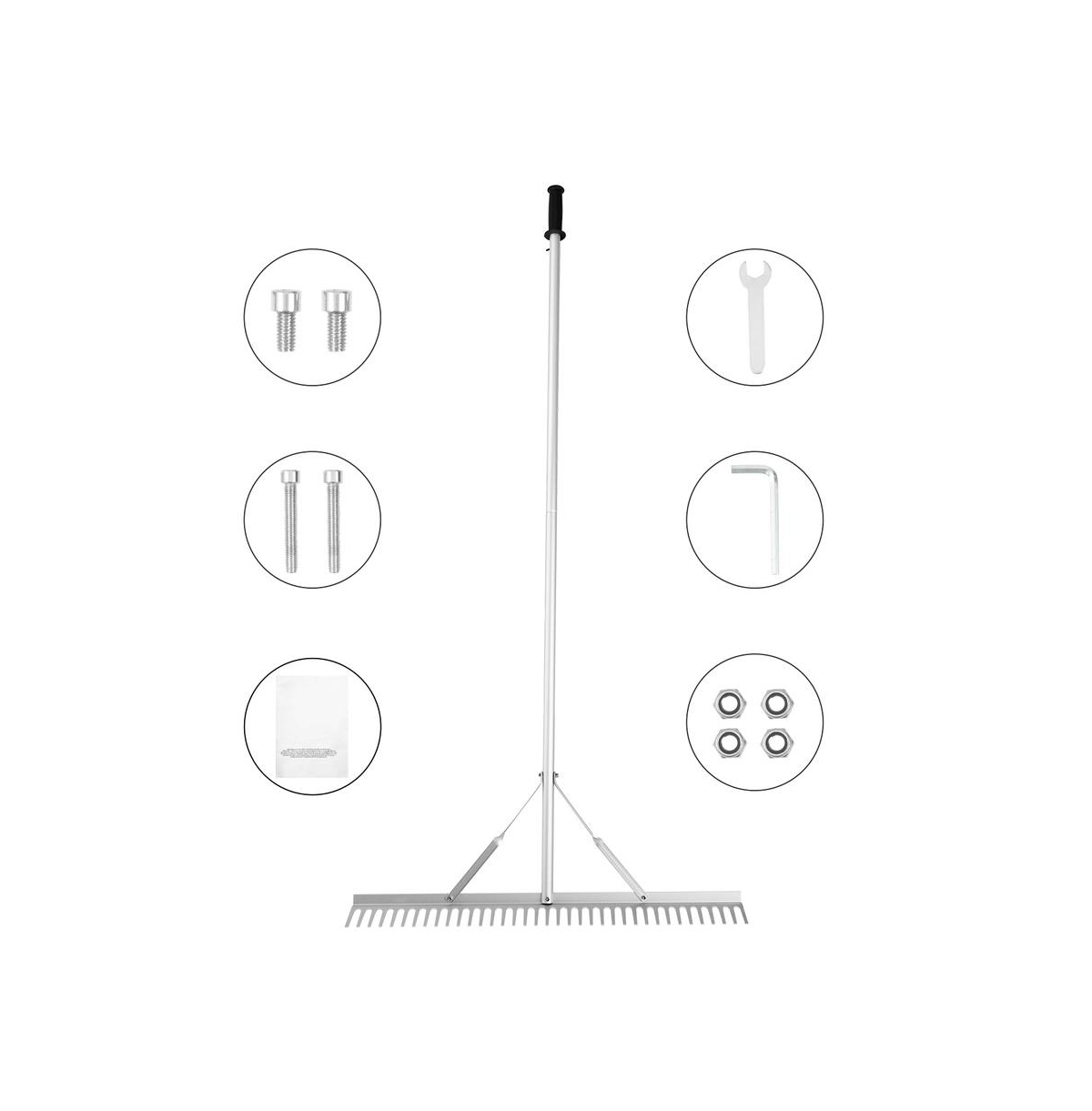 Click here for Sugift 36 inch Aluminum Landscape Rake Lake Weed R... prices