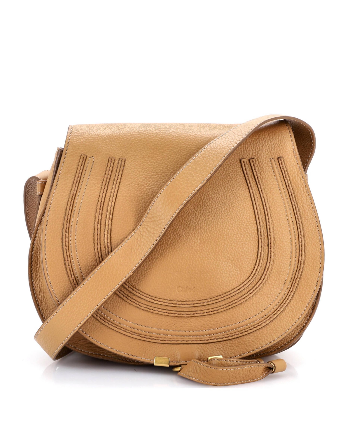 Click here for Pre-Owned Chloe Medium Marcie Crossbody Bag Leathe... prices