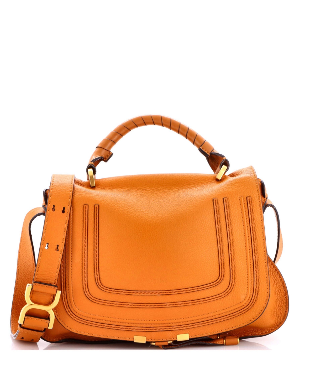 Click here for Pre-Owned Chloe Medium Marcie Top Handle Messenger... prices