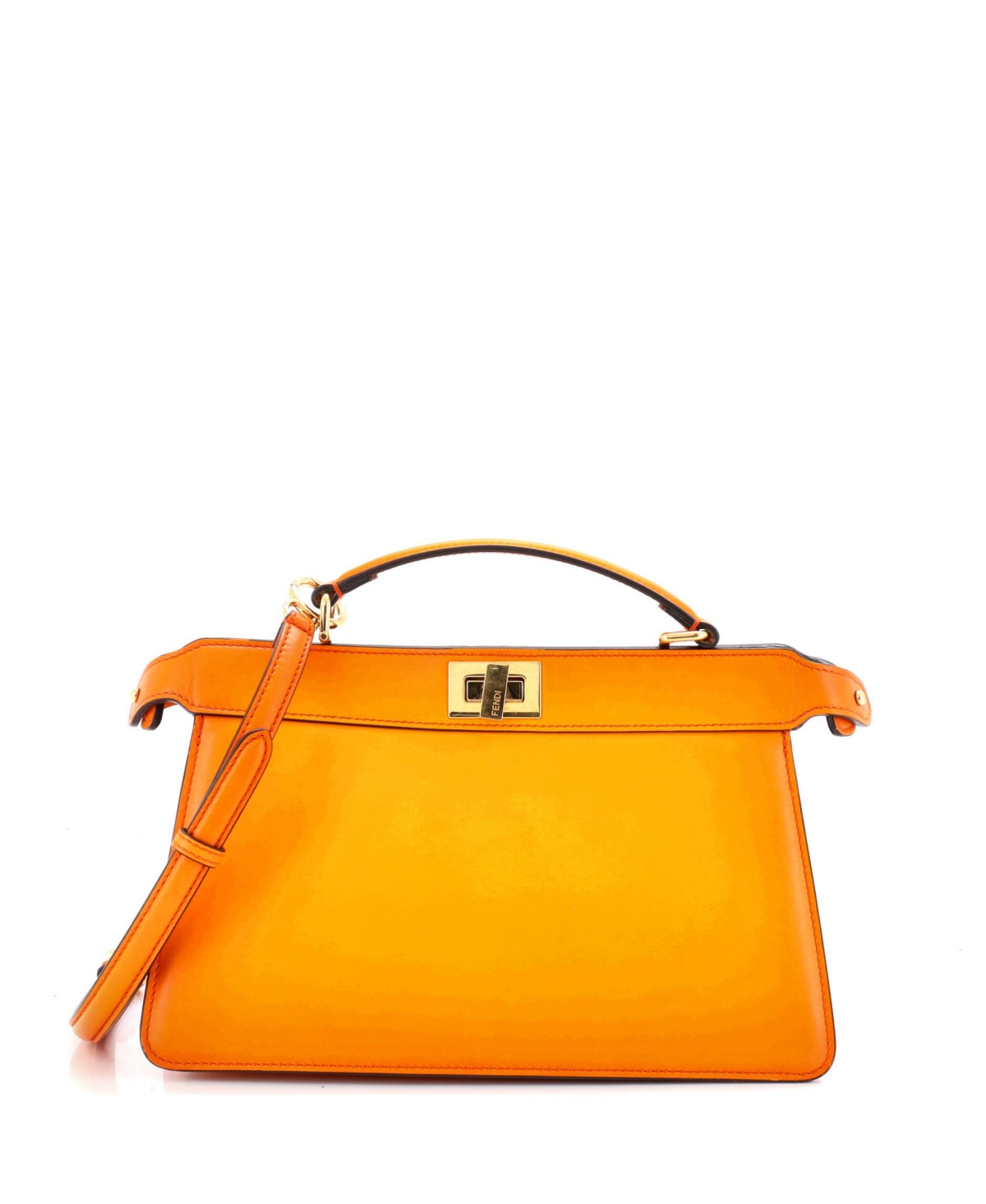 Click here for Pre-Owned Fendi East West Peekaboo ISeeU Bag Leath... prices