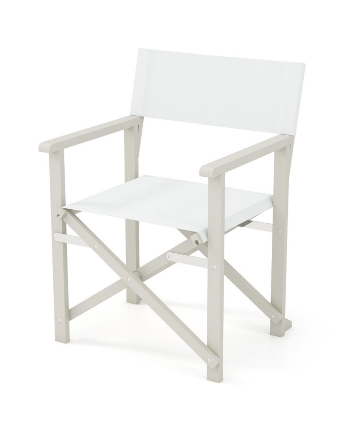 Click here for Sugift Folding Director Chair with Acacia Wood Fra... prices