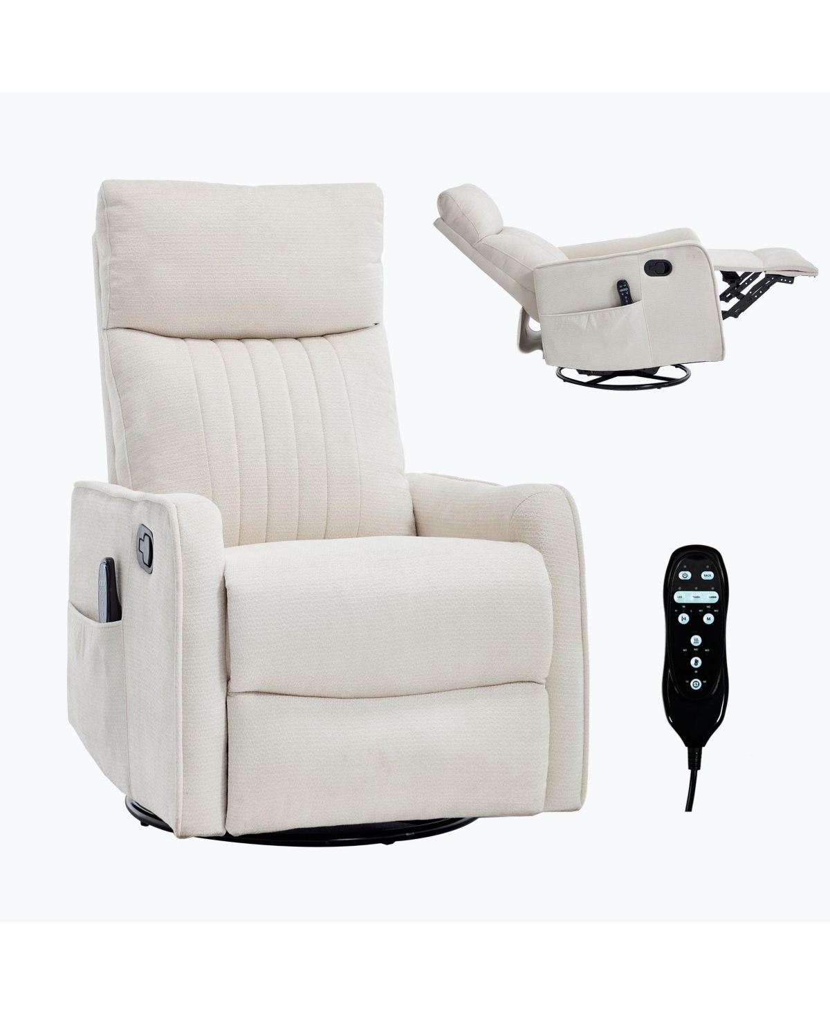 Click here for Boyel Living Heat Massage Manual Recliner Chair wi... prices
