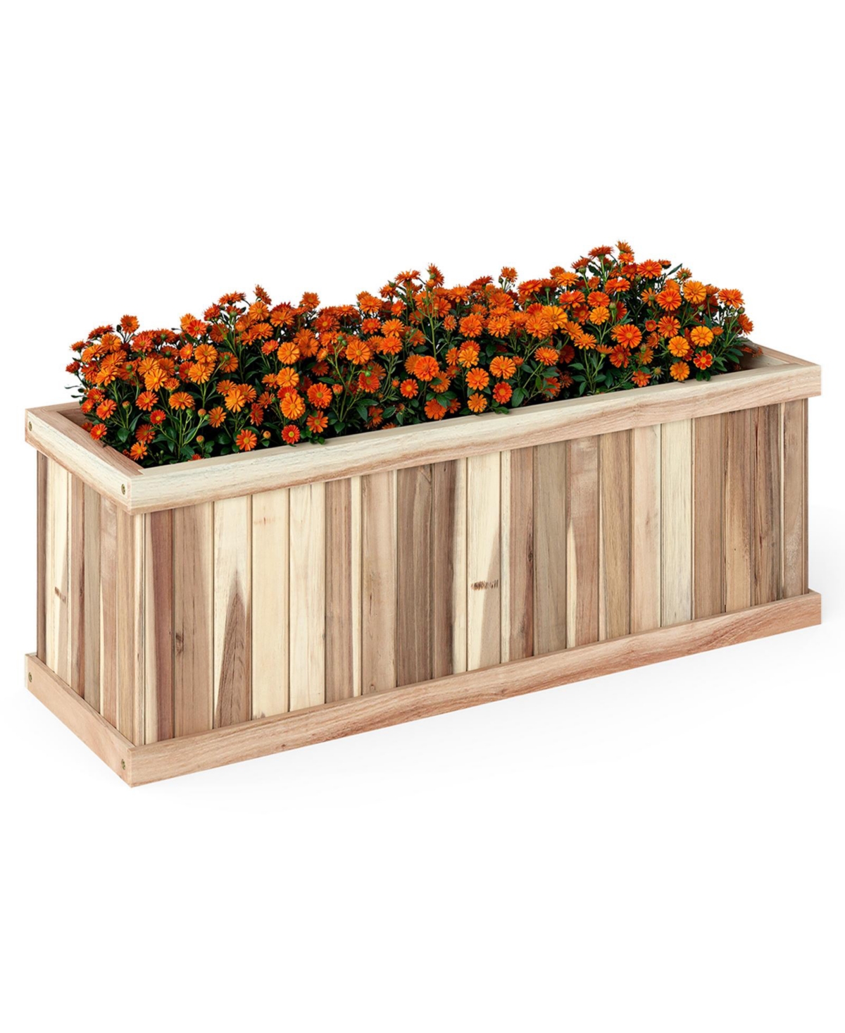 Click here for Sugift Acacia Wood Raised Garden Bed Rectangular P... prices