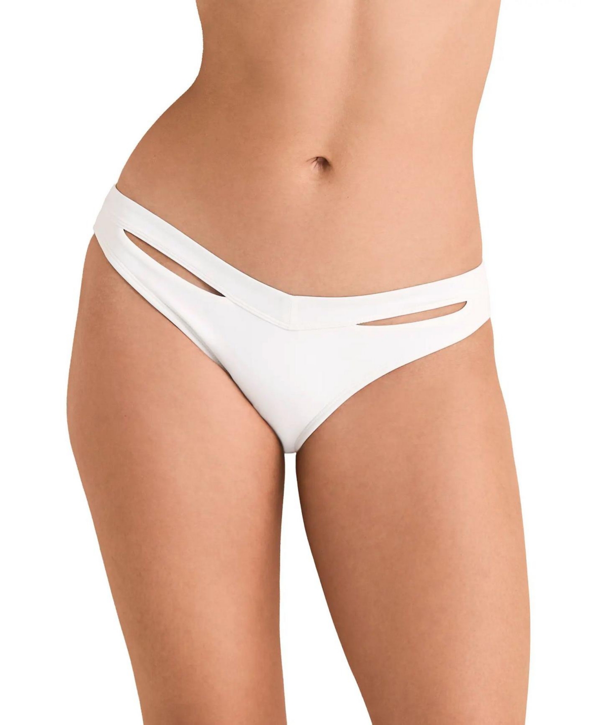 Click here for Adore Me Womens Demi Swimwear Bikini Bottom - Whit... prices