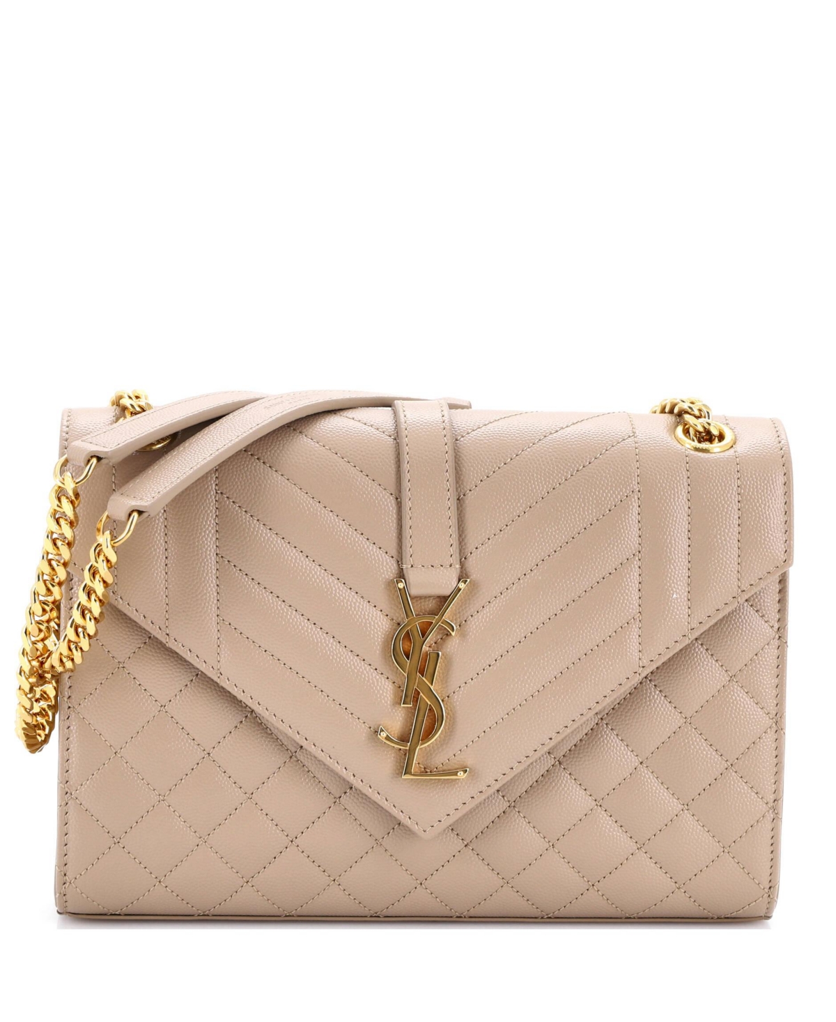 Click here for Pre-Owned Saint Laurent Medium Classic Monogram En... prices