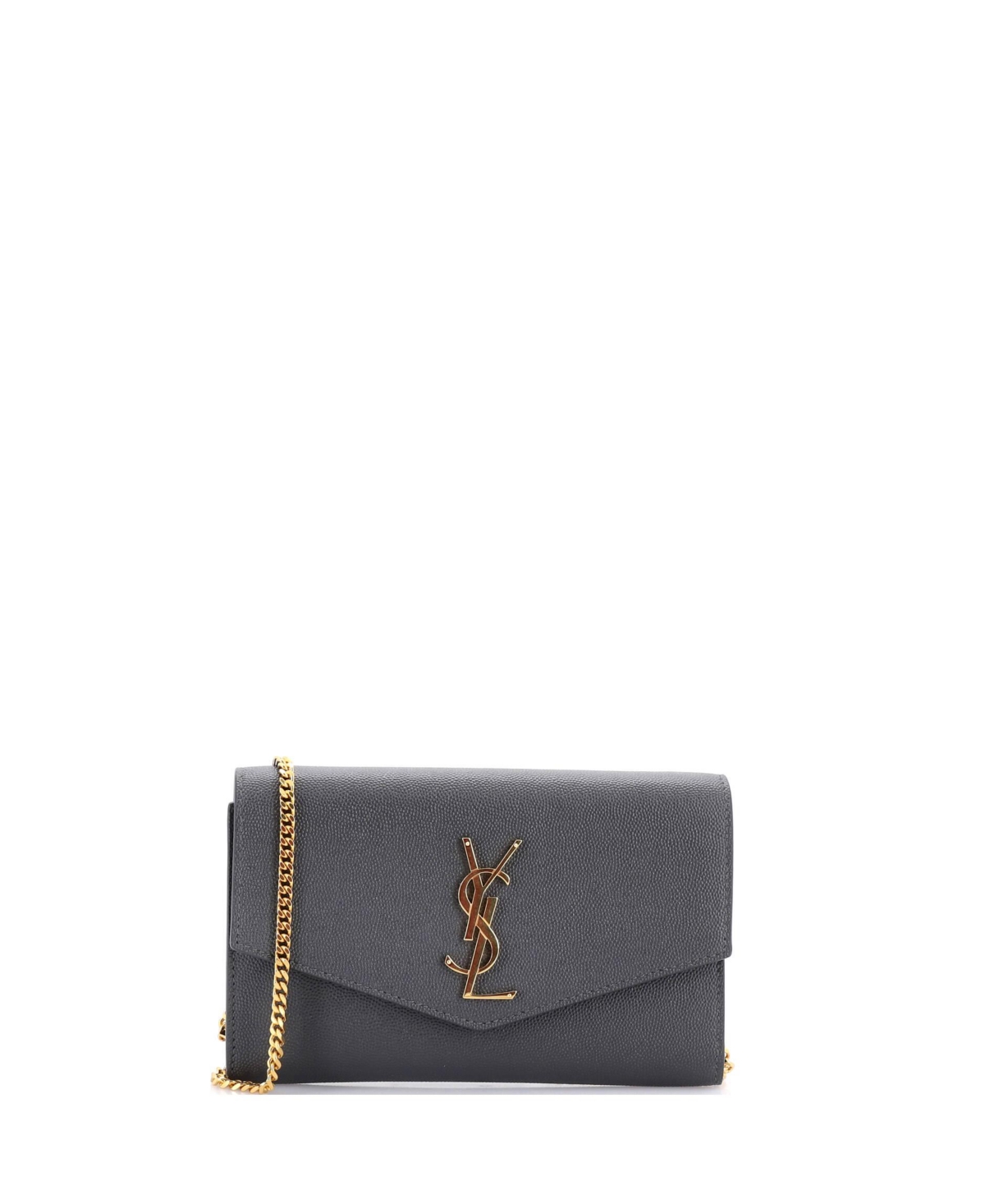 Click here for Pre-Owned Saint Laurent Uptown Chain Wallet Leathe... prices