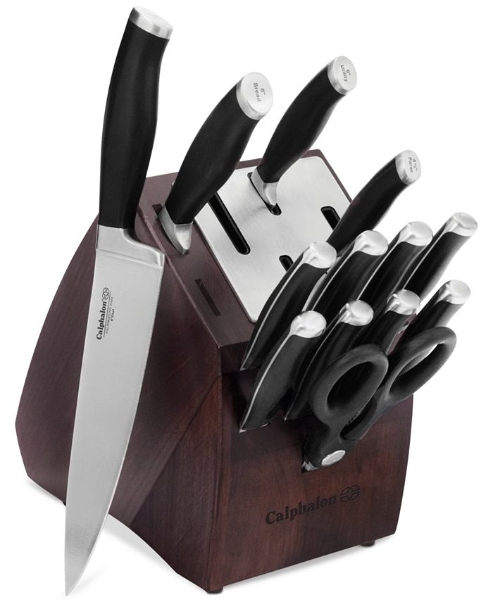 Calphalon Contemporary SharpIN Self-Sharpening 14-Pc. Cutlery Set - Macy's