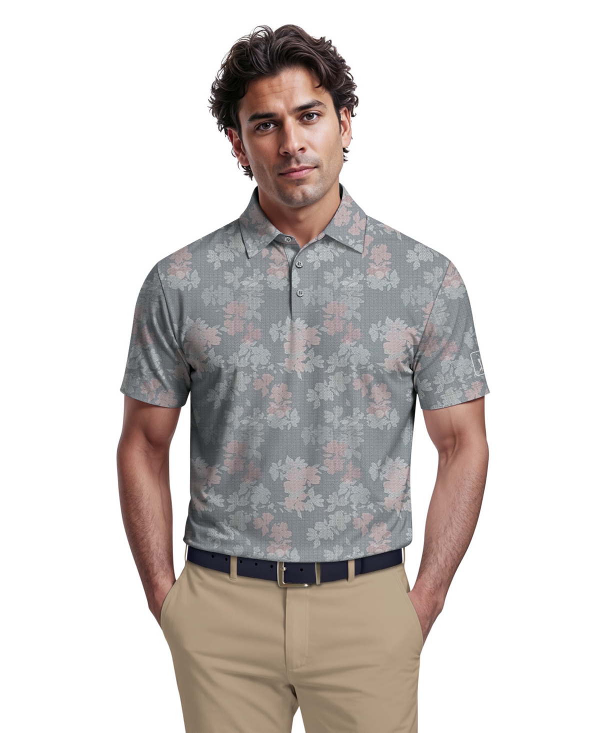 Click here for Pga Tour Mens Short-Sleeve Polo Shirt - Tradewinds prices
