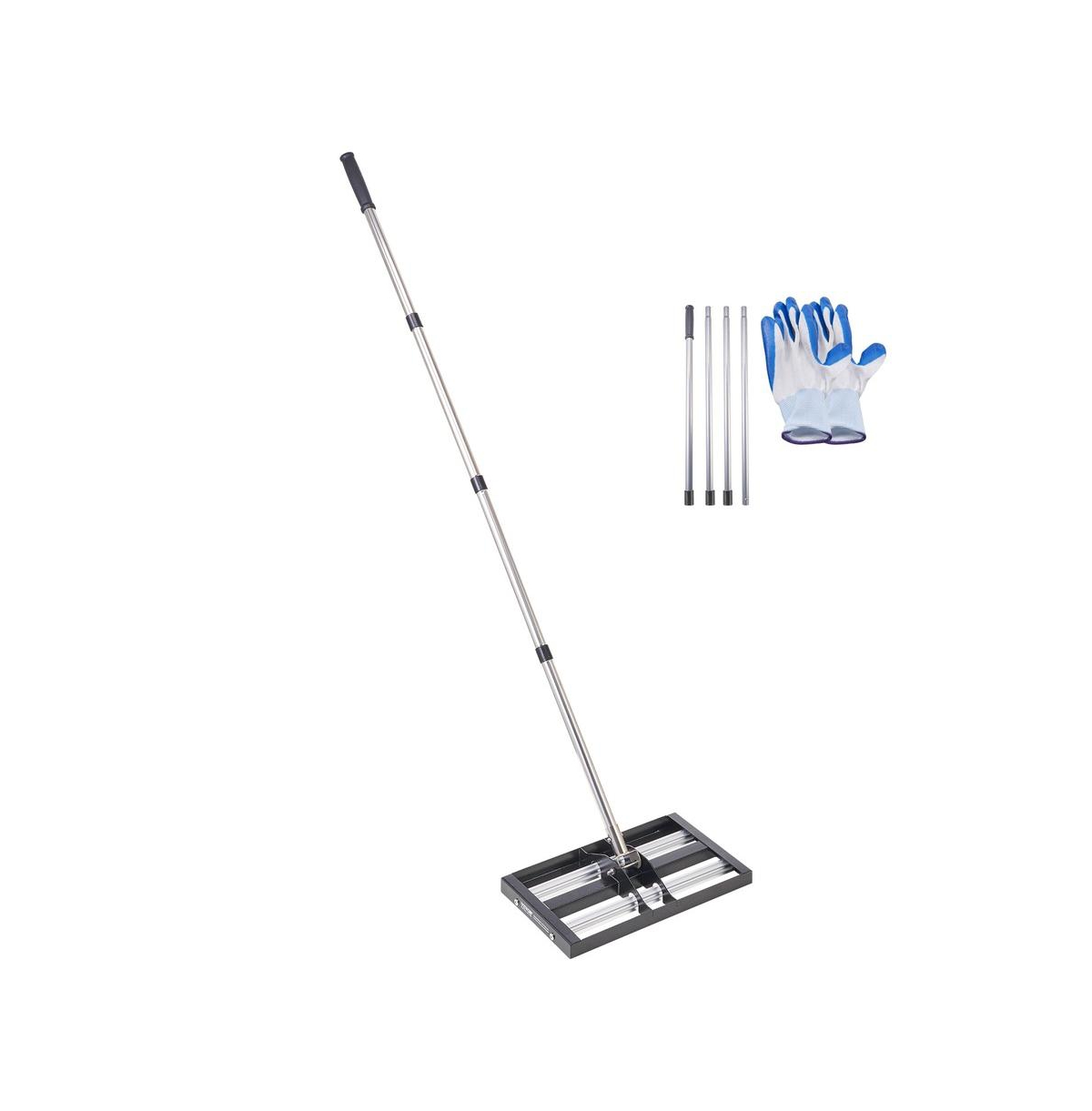 Click here for Sugift Lawn Leveling Rake with Roller 17 x 10 inch... prices