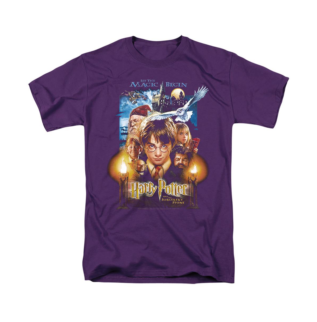 Click here for Harry Potter Mens Movie Poster T Shirt - Purple prices