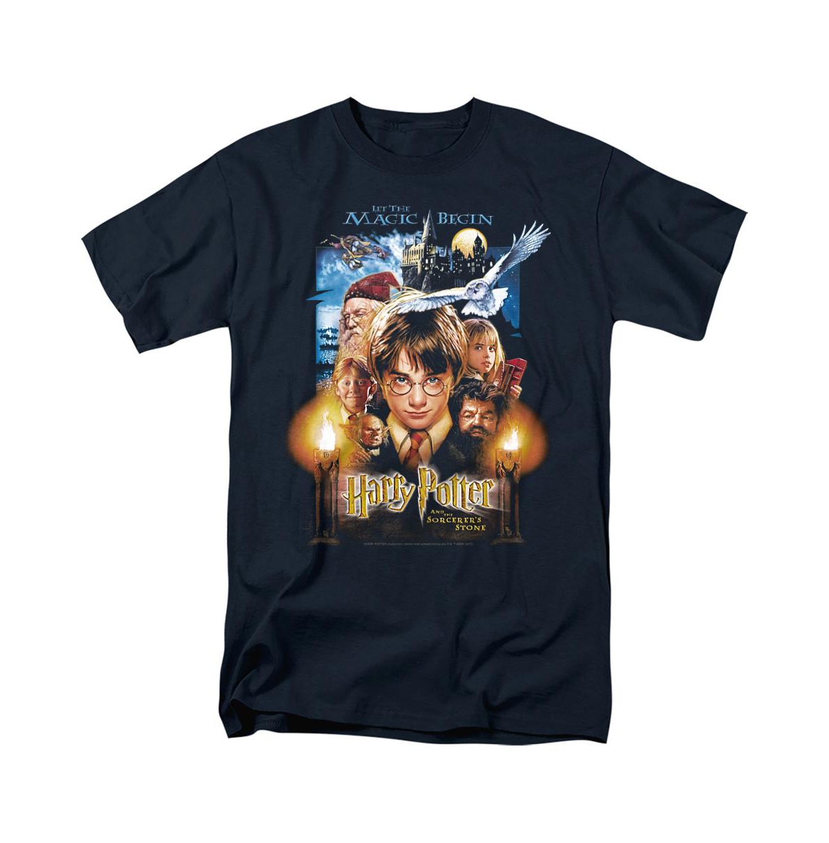 Click here for Harry Potter Mens Movie Poster T Shirt - Navy prices